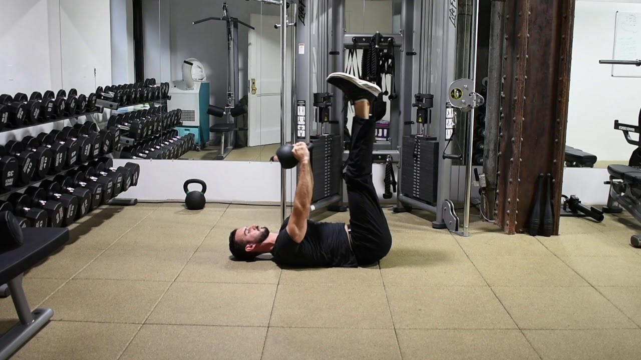 KB Pullover + Leg Lifts: Instructional Video - YouTube