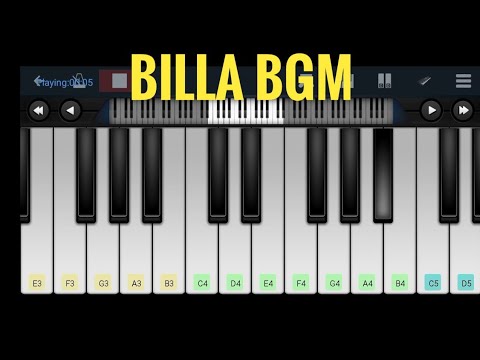 Billa bgm ( notes in description ) - YouTube