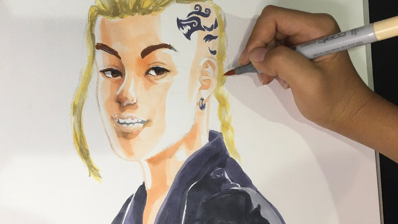 【東京リベンジャーズ】リアル ドラケン 描いてみた 東京リベンジャーズ | Drawing Real Doraken/ copic ...