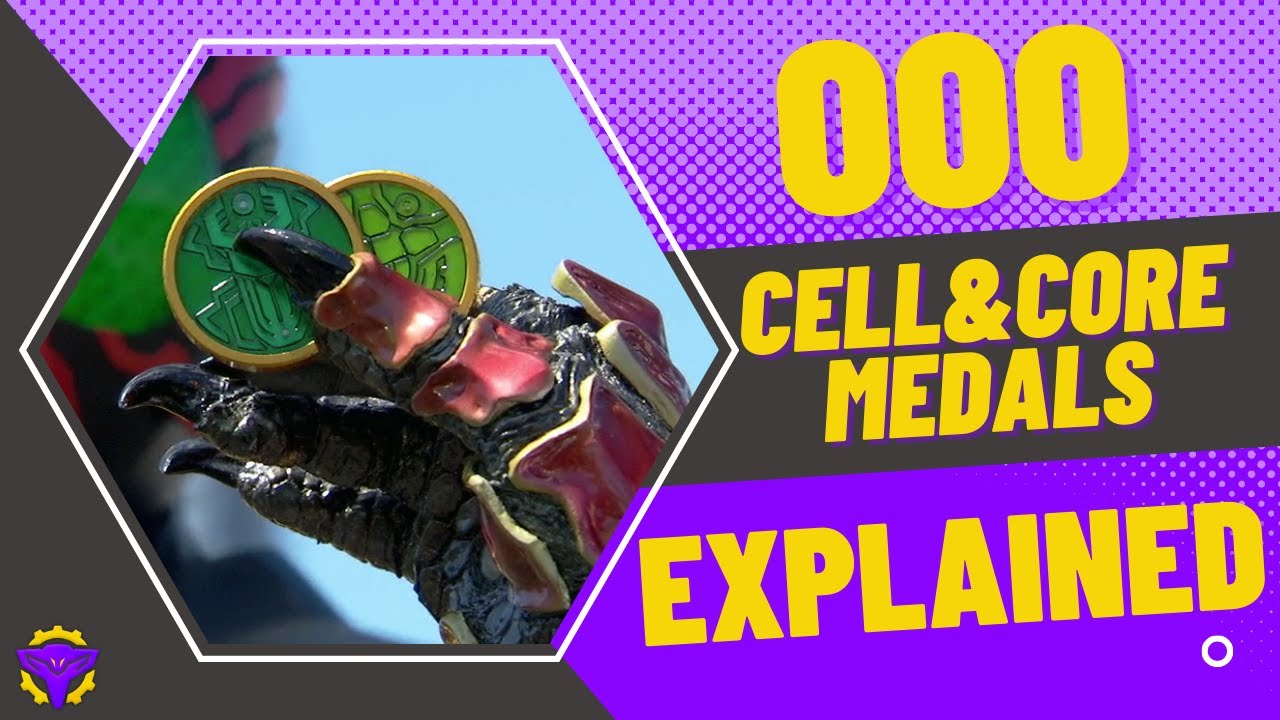 Kamen Rider OOO: Core & Cell Medals EXPLAINED - YouTube