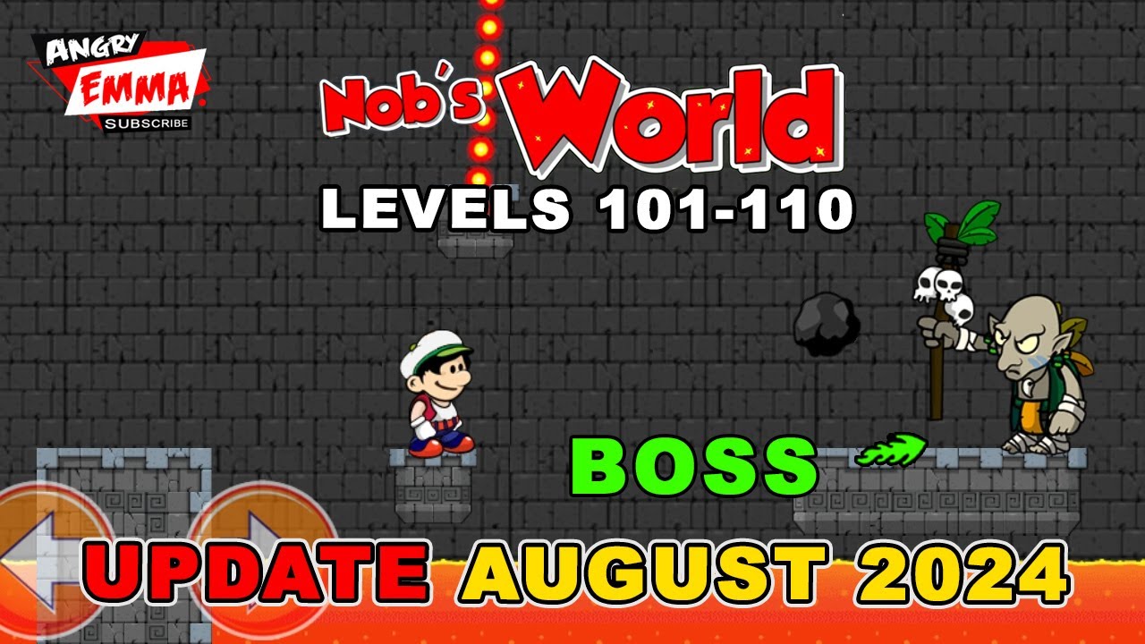 Super Nob Run (Nob's World) - Levels 101-110 + BOSS (UPDATE August 2024 ...