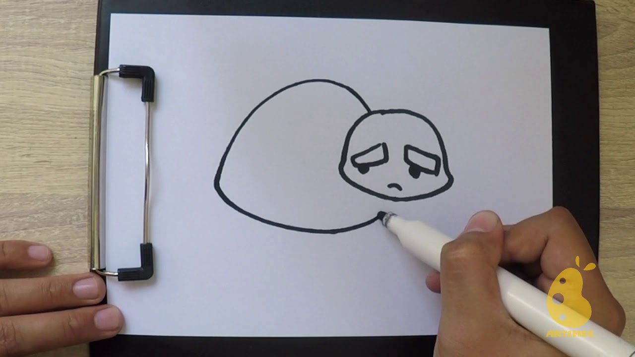 How to Draw sad turtle - YouTube