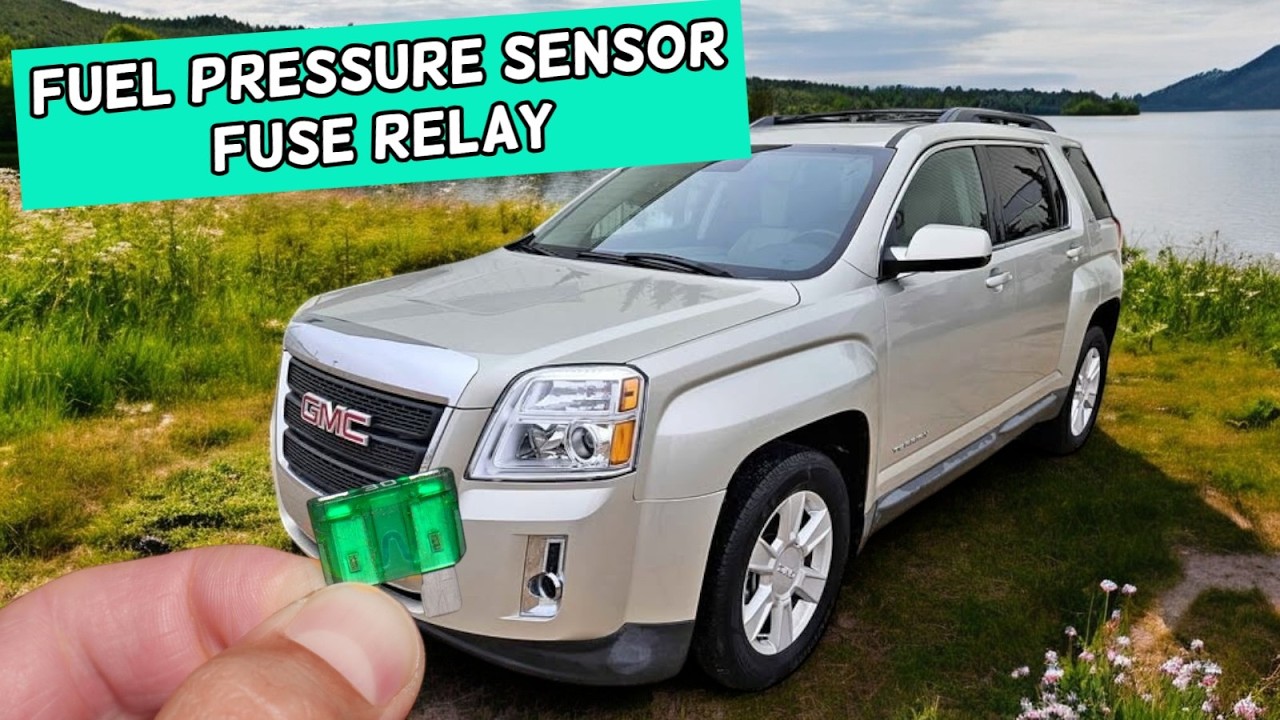 GMC TERRAIN Fuel Pressure Sensor Fuse Relay Location Replacement 2010 ...
