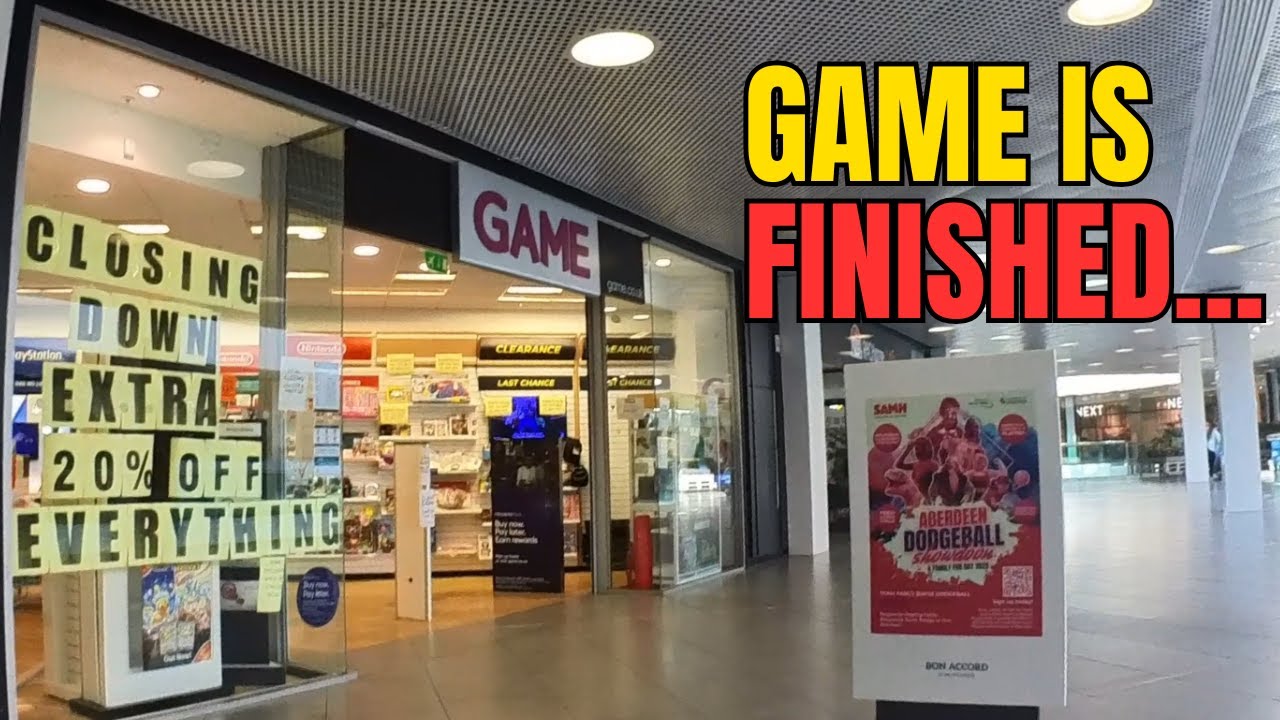 GAME is Done: Aberdeen’s GAME Store Is Closing… - YouTube