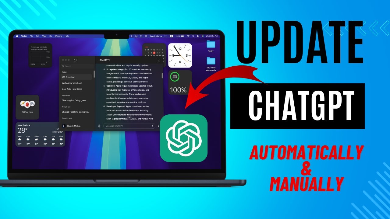 How to Update ChatGPT App on Mac: Automatically & Manually - YouTube