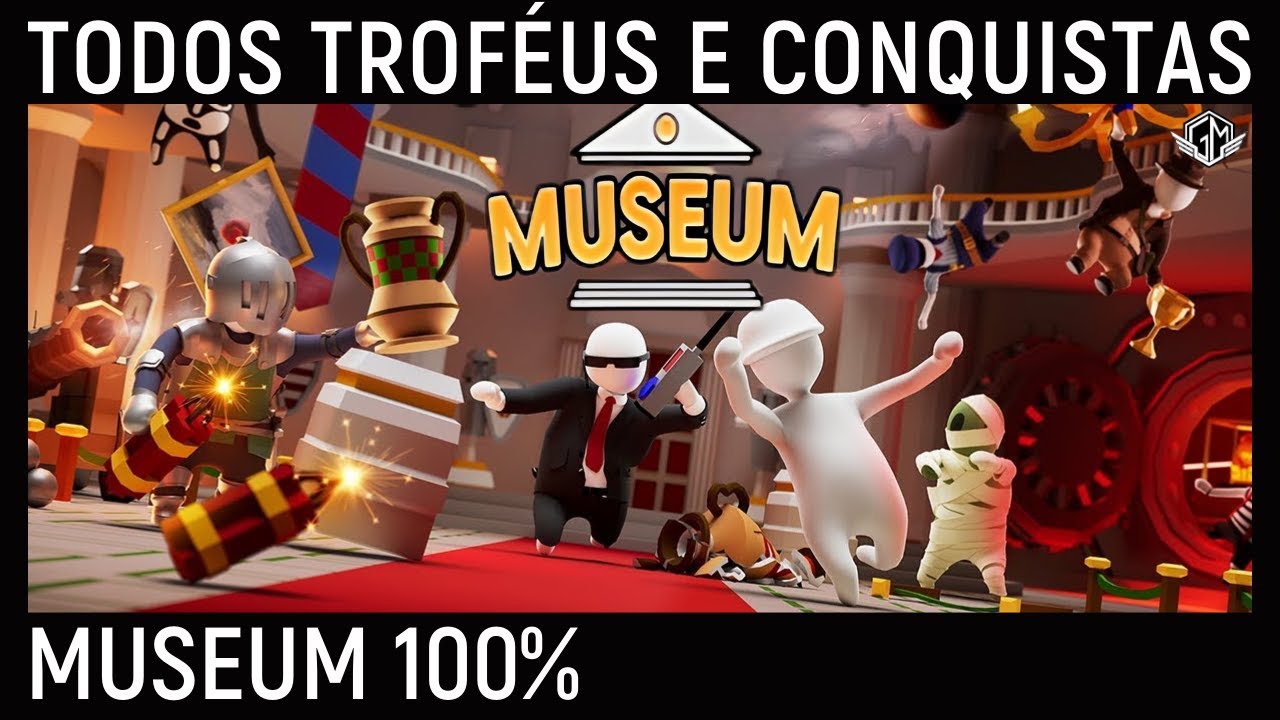 HUMAN FALL FLAT DLC GRÁTIS MUSEUM: TODOS TROFÉUS E CONQUISTAS - YouTube