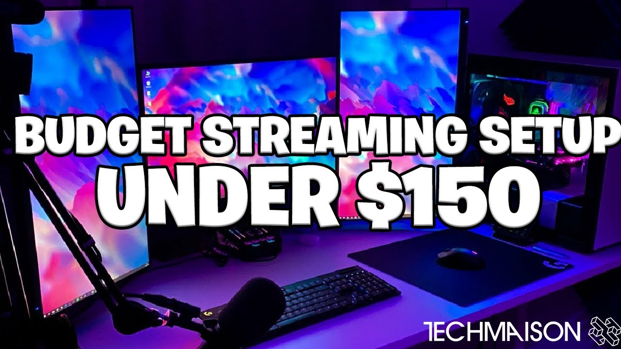 BEST Budget and Beginner Streaming Setup for Under $150! (2022) - YouTube