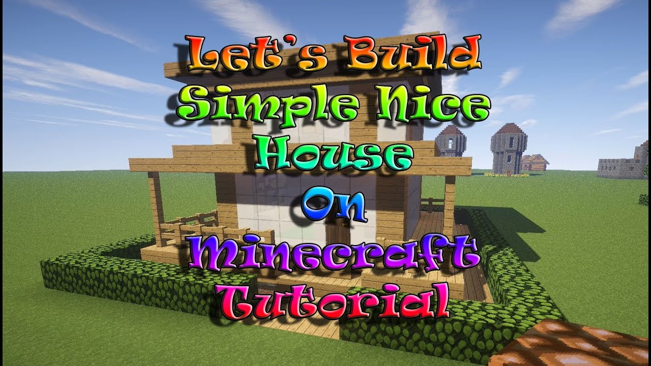 Minecraft Tutorial : How To Build Simple House On Survival Mode PC ...