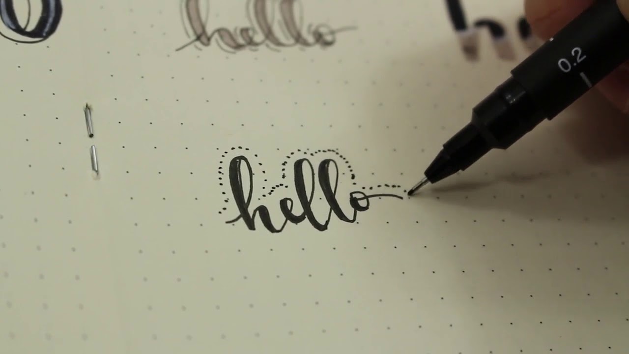 16 ideias de Hand Lettering - YouTube