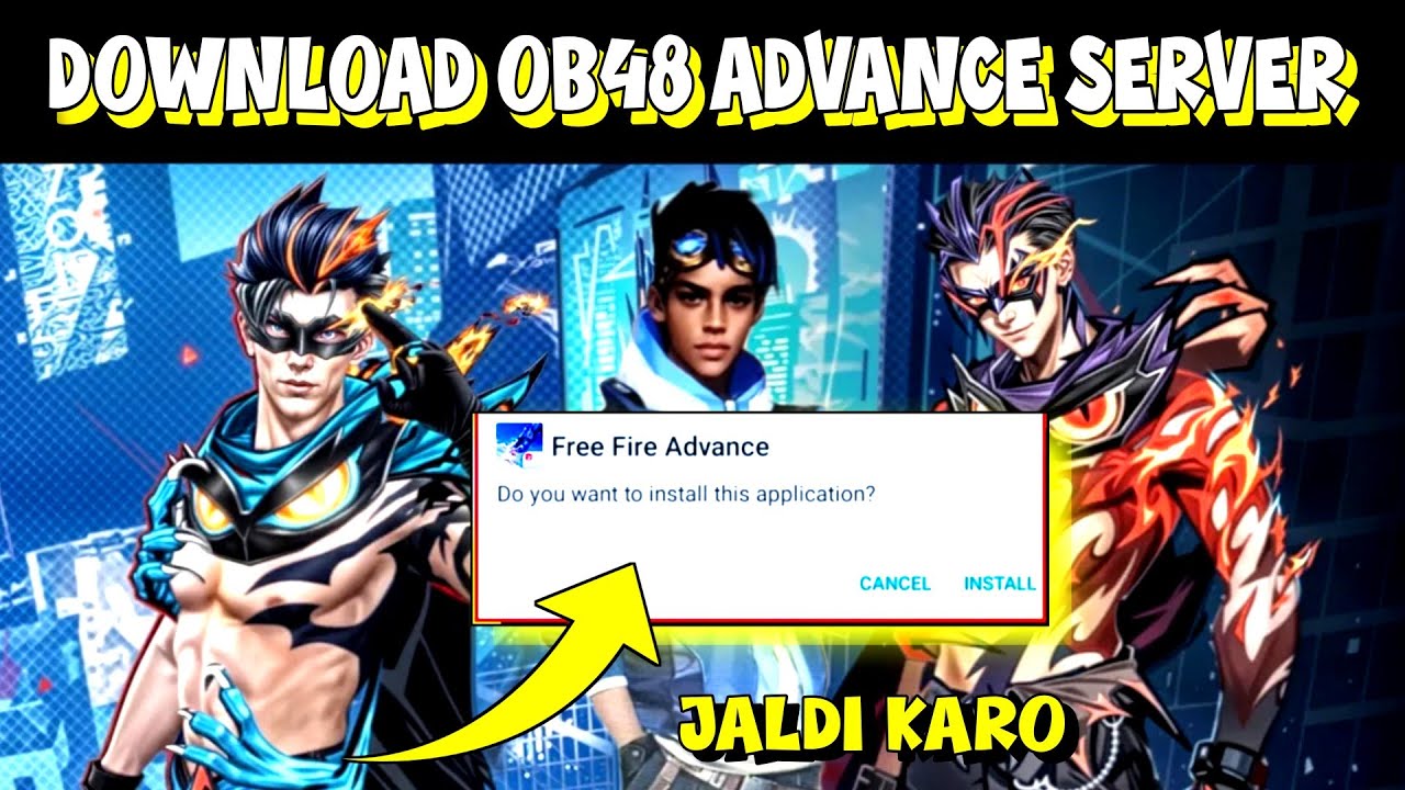 How To Download OB 48 Advance Server for Free Fire max// OB 48 Advance Server Download - YouTube