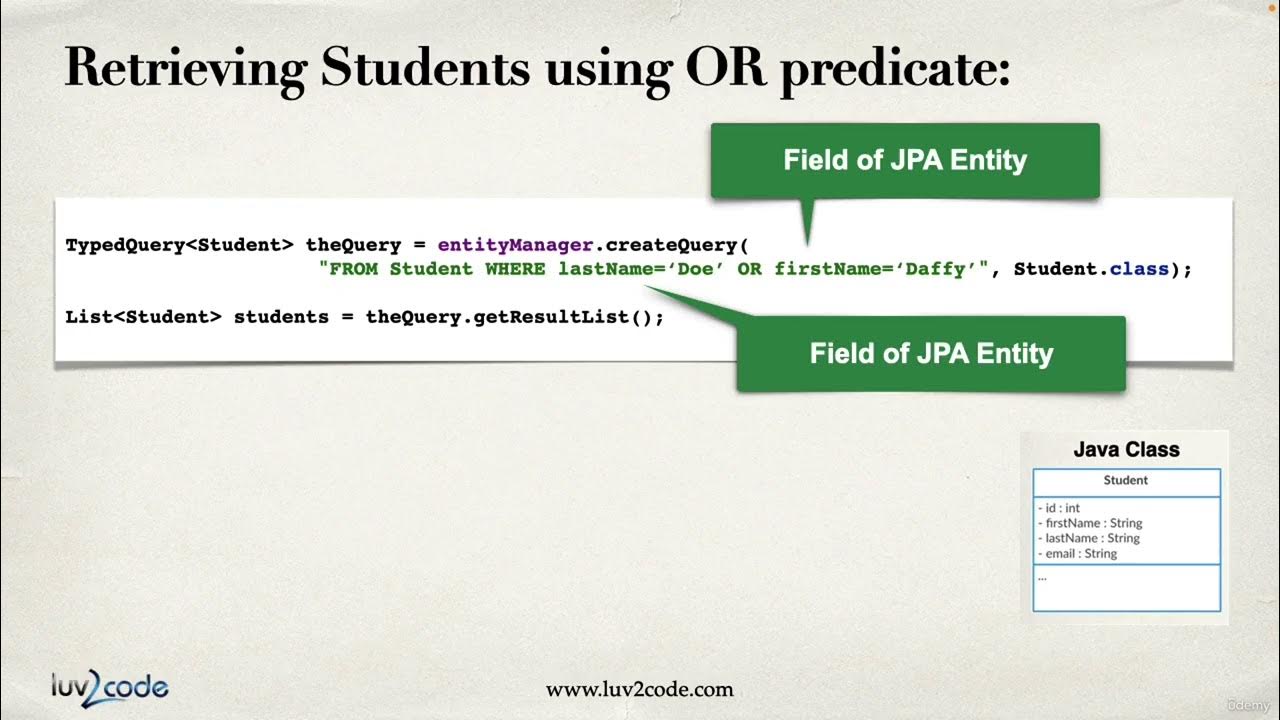 03 - NEW - HibernateJPA CRUD_018 Querying Objects with JPA Overview - YouTube