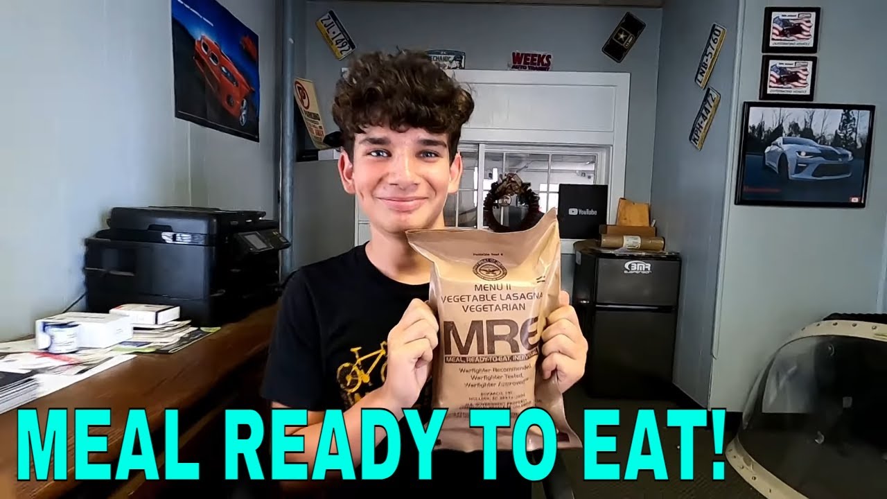 My Kid Eats An MRE....AND LOVES IT! - YouTube