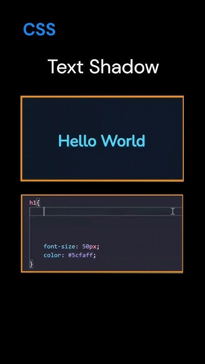 text Shadow in CSS || #html #css #shortvideo #webdevelopment #coding #html5 #code #css3 - YouTube