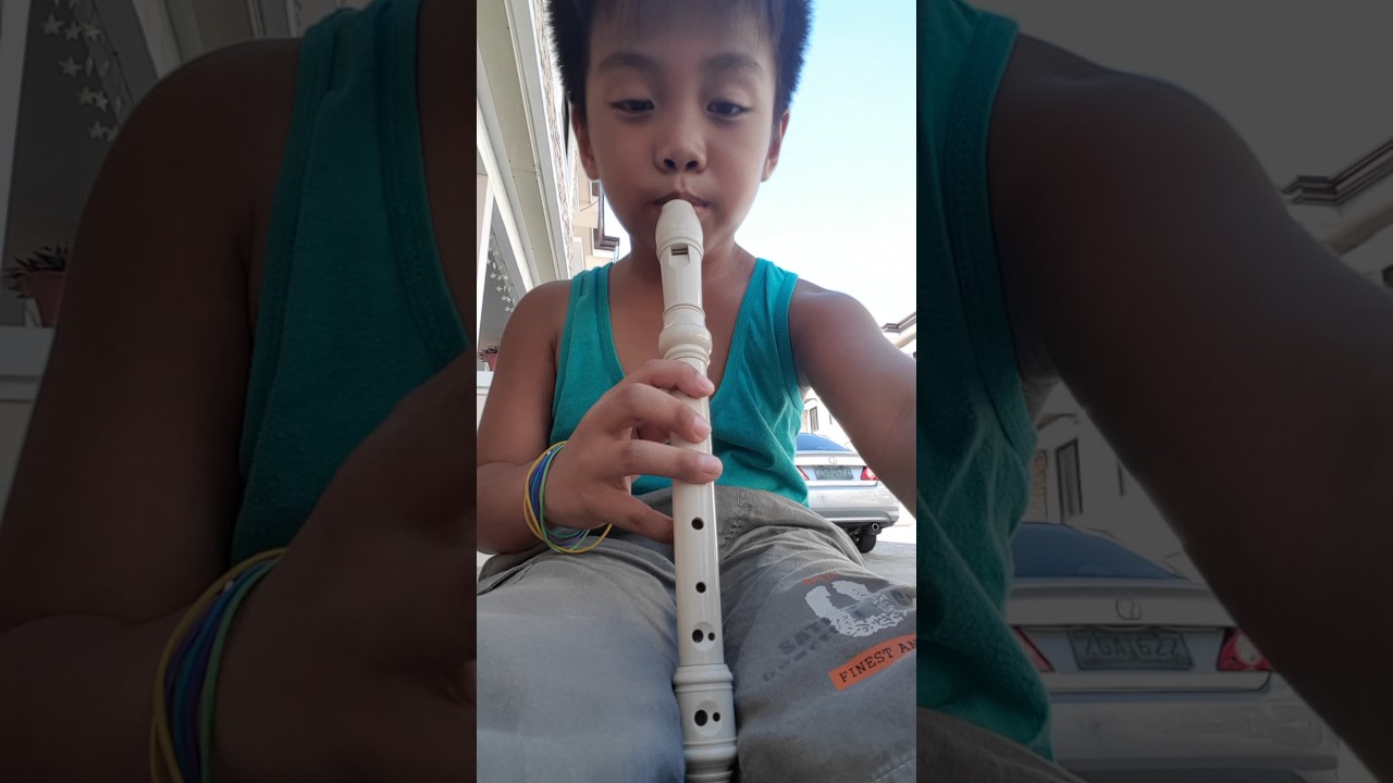 How to doo the do re mi fa so la ti do in a recorder - YouTube
