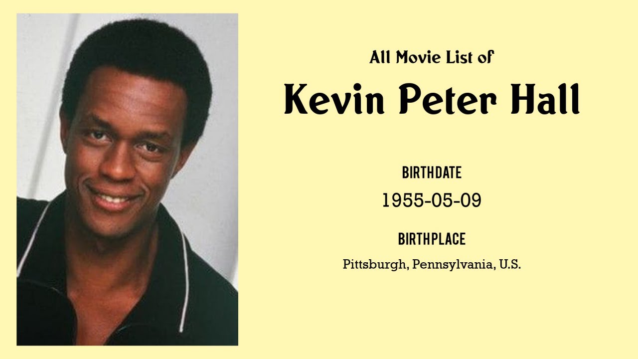 Kevin Peter Hall Movies list Kevin Peter Hall| Filmography of Kevin ...