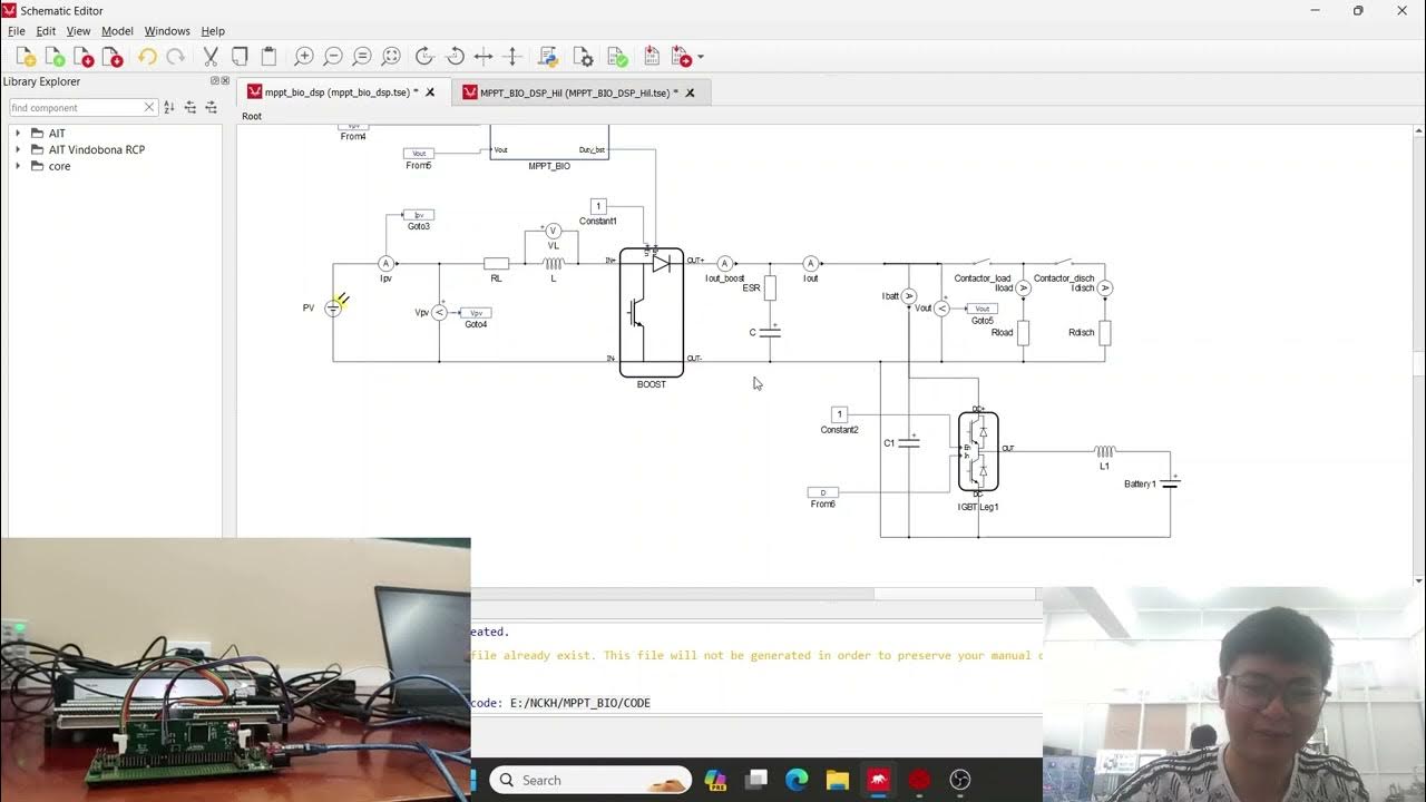 Real time simulation using Typhoon Hil and TI C2000 DSP TMS320F28069 - YouTube