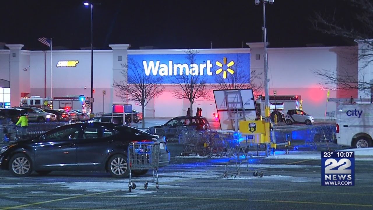 Fire prompts evacuation at Chicopee Walmart - YouTube