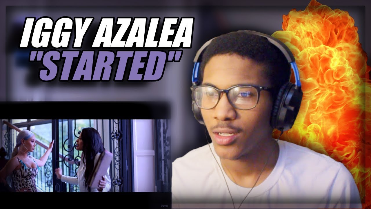 Iggy Azalea - Started (Official Music Video) TheFirstEric Reaction ...