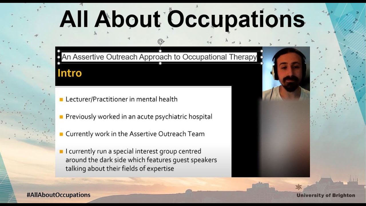 All About Occupations: An Assertive Outreach Approach to Occupational Therapy - YouTube