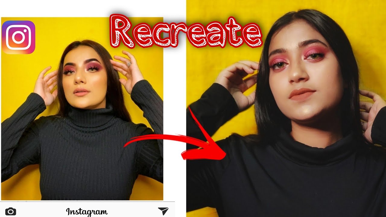 Recreating Instagram Pictures Of Mrunal Panchal (Mrunu) - YouTube