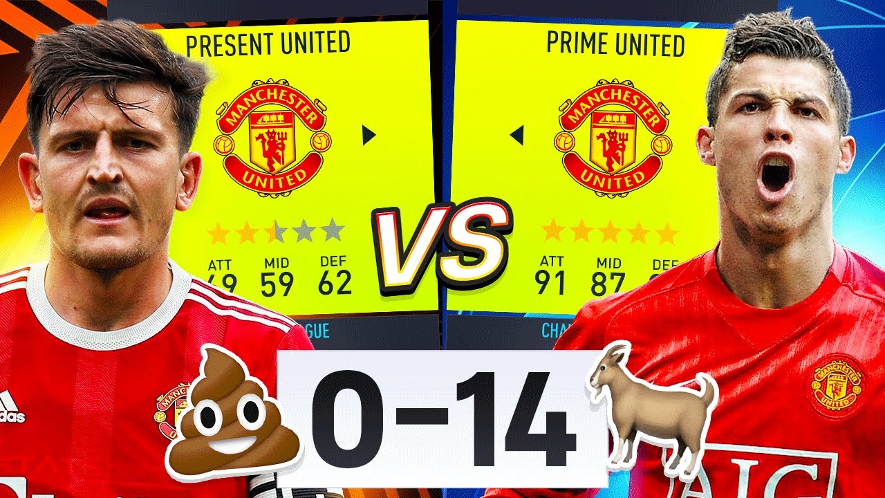 2021 MAN UNITED vs. PRIME MAN UNITED... in FIFA 22🤣 - YouTube