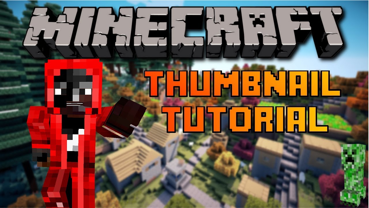 How to Make a Minecraft Thumbnail With GIMP (2014) (Updated) - YouTube