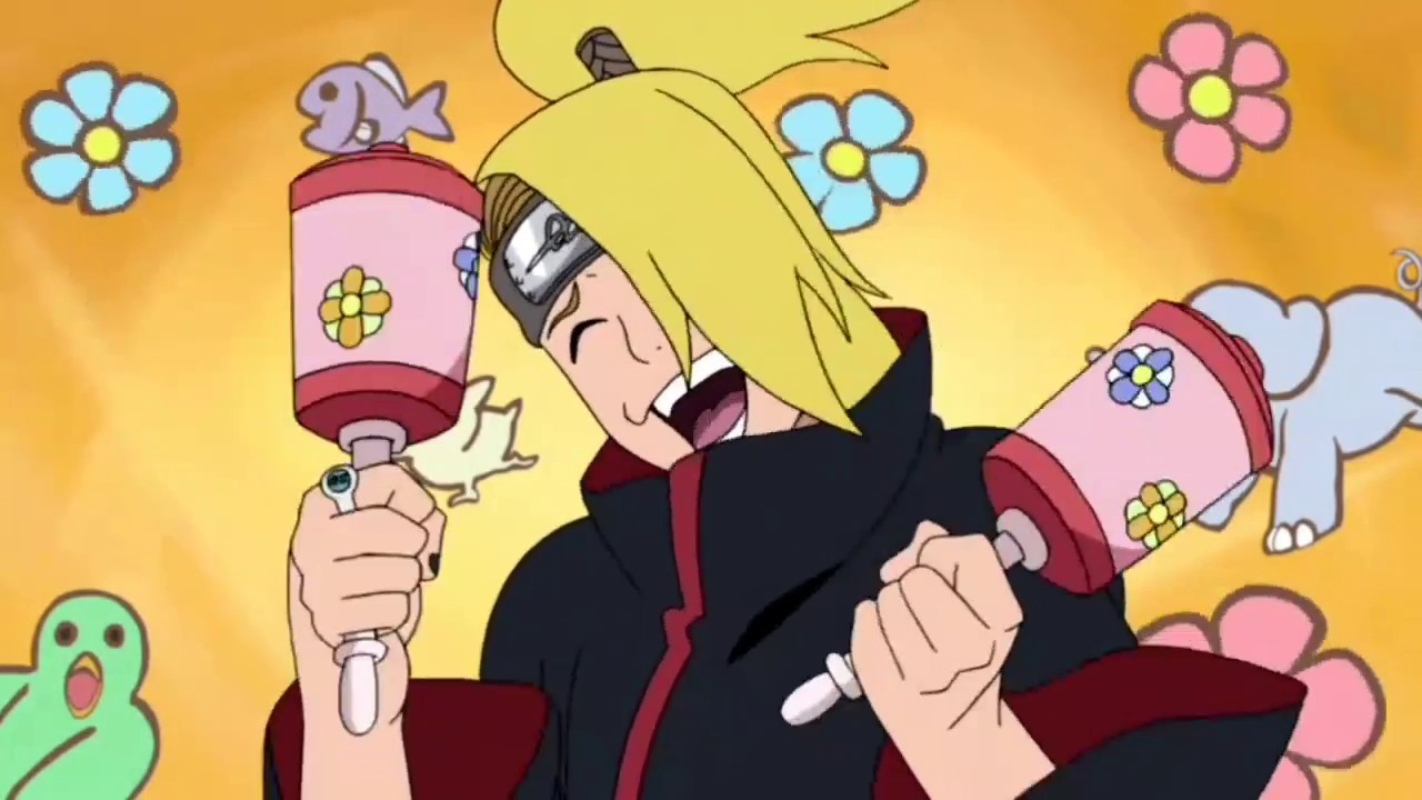 Deidara makes angry Garaa - YouTube
