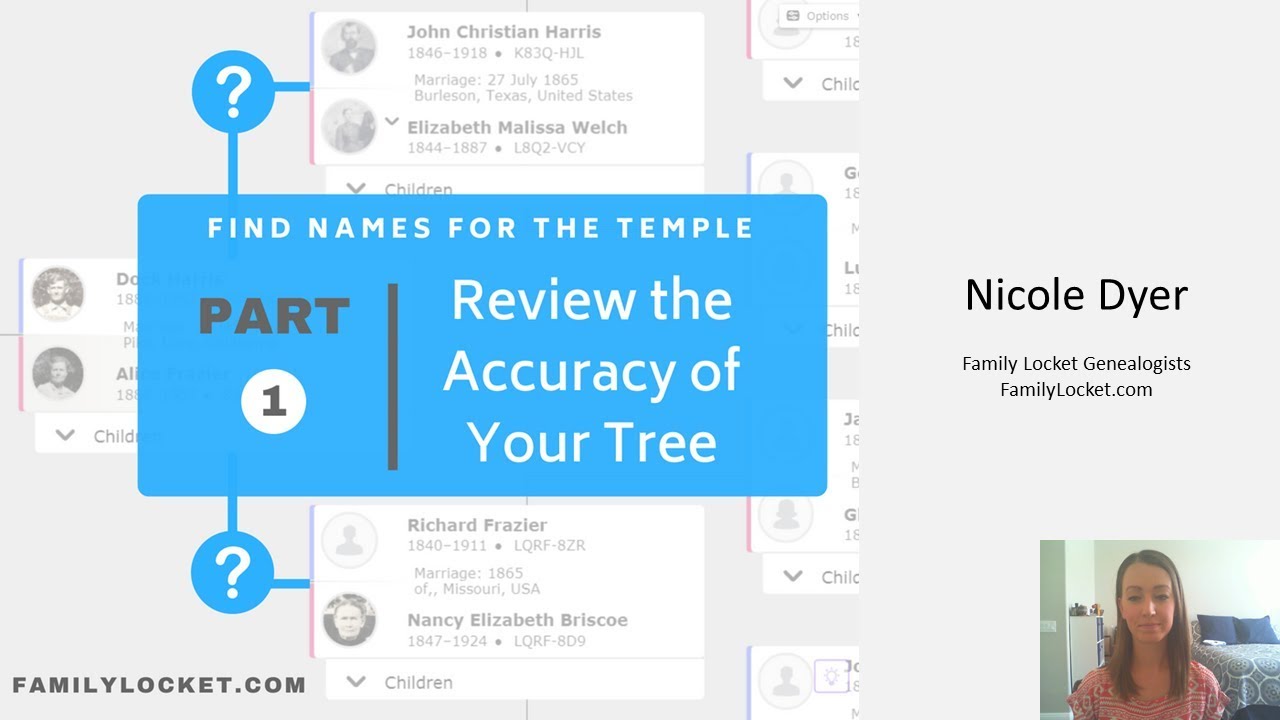 How To Find Names For The Temple Step 1 Review The Accuracy Of Your How To Find Names For The Temple Step 1 Review The Accuracy Of Your