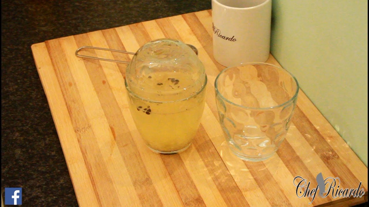 Ginger Tea With Rum & Lemon Honey | Recipes By Chef Ricardo - YouTube