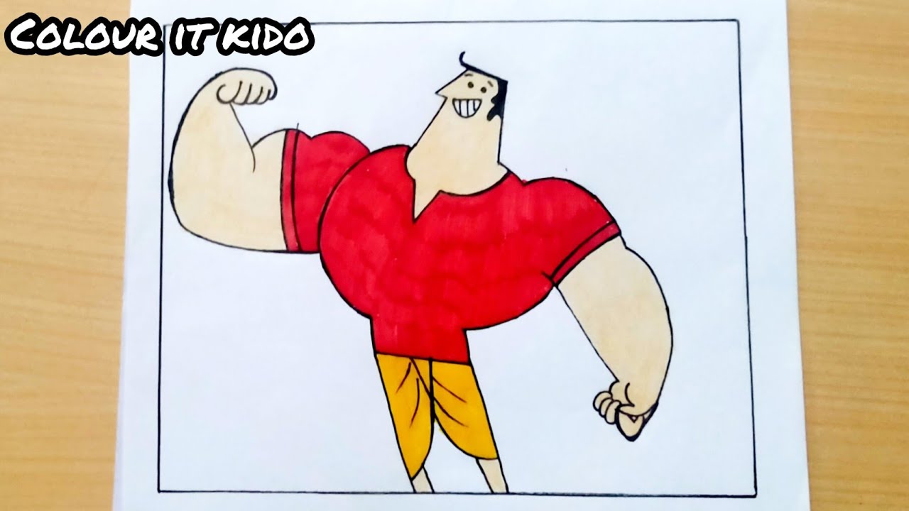 Pande ji Pehelvan | Pande ji Pahalvan Drawing | Pandey ji pehelwan ...