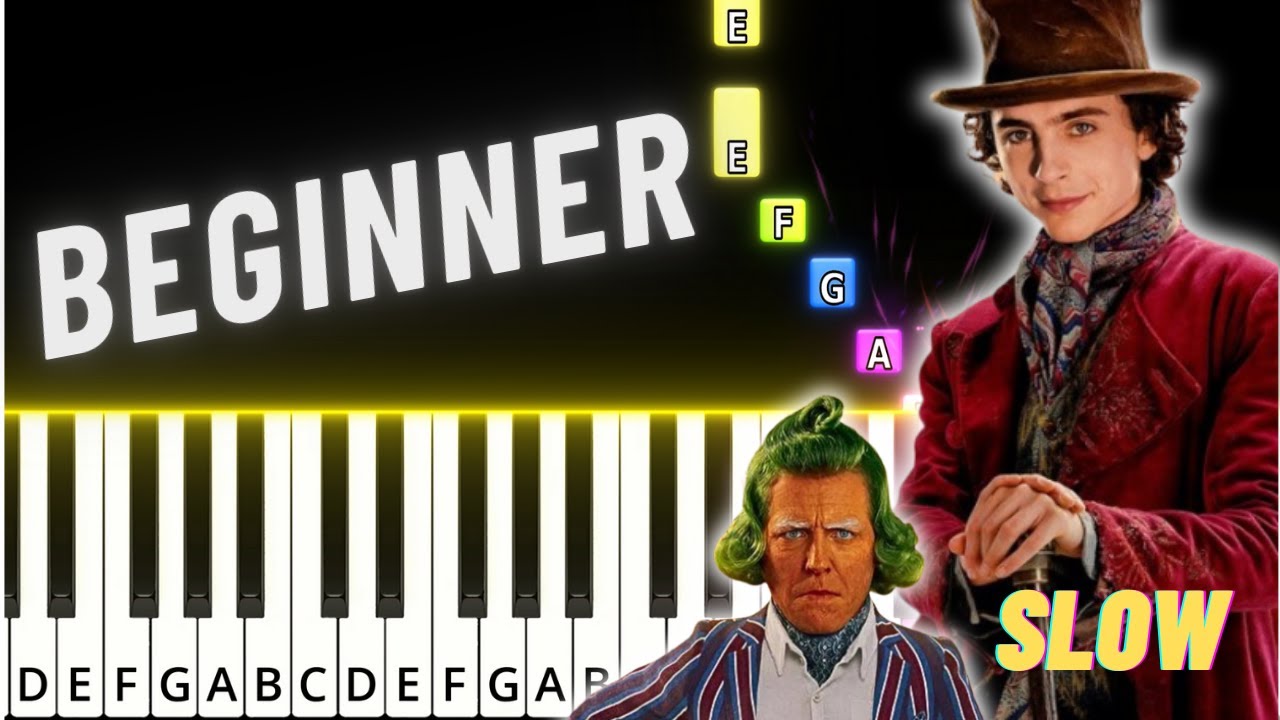 Oompa Loompa | Wonka Movie | BEGGINER Piano Tutorial | - YouTube