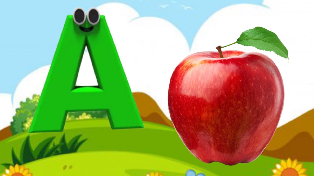 A with Eye Movement Animation Phonic Song "ABCD Phonic Song" By- ABC ...