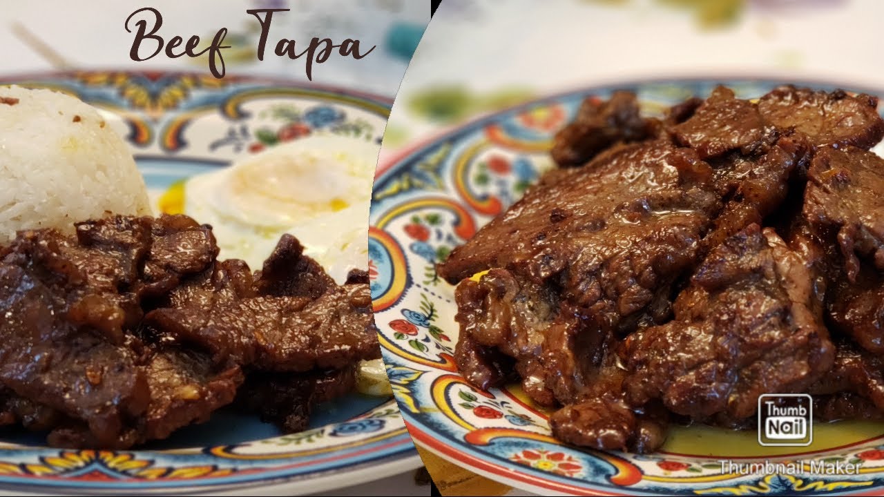 Easy Beef Tapa | Filipino Breakfast - YouTube