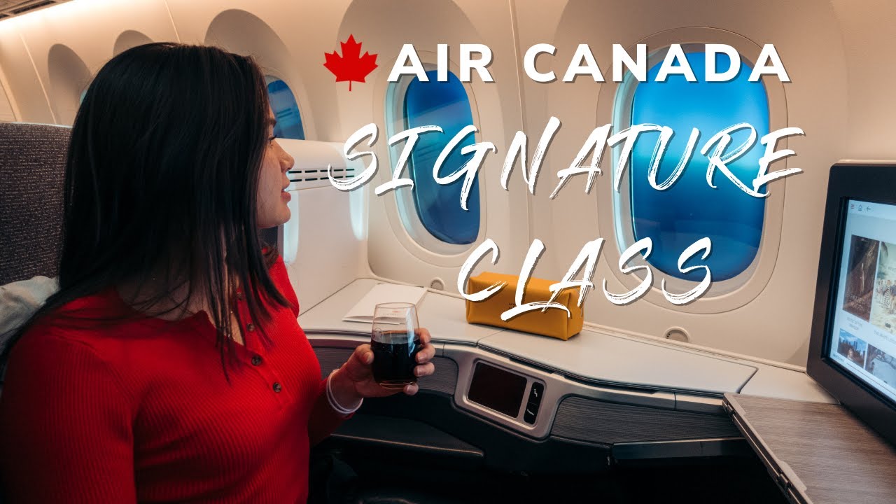 Air Canada Boeing 787-9 Dreamliner Signature Class // (YVR to ICN ...