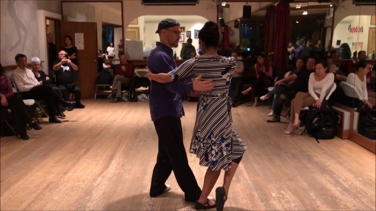Tango Lesson: Promenade Colgada with Wraps - YouTube
