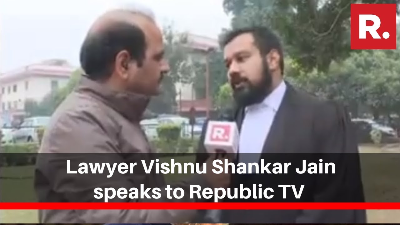 Lawyer Vishnu Shankar Jain Speaks To Republic TV On SC Dismissing ...