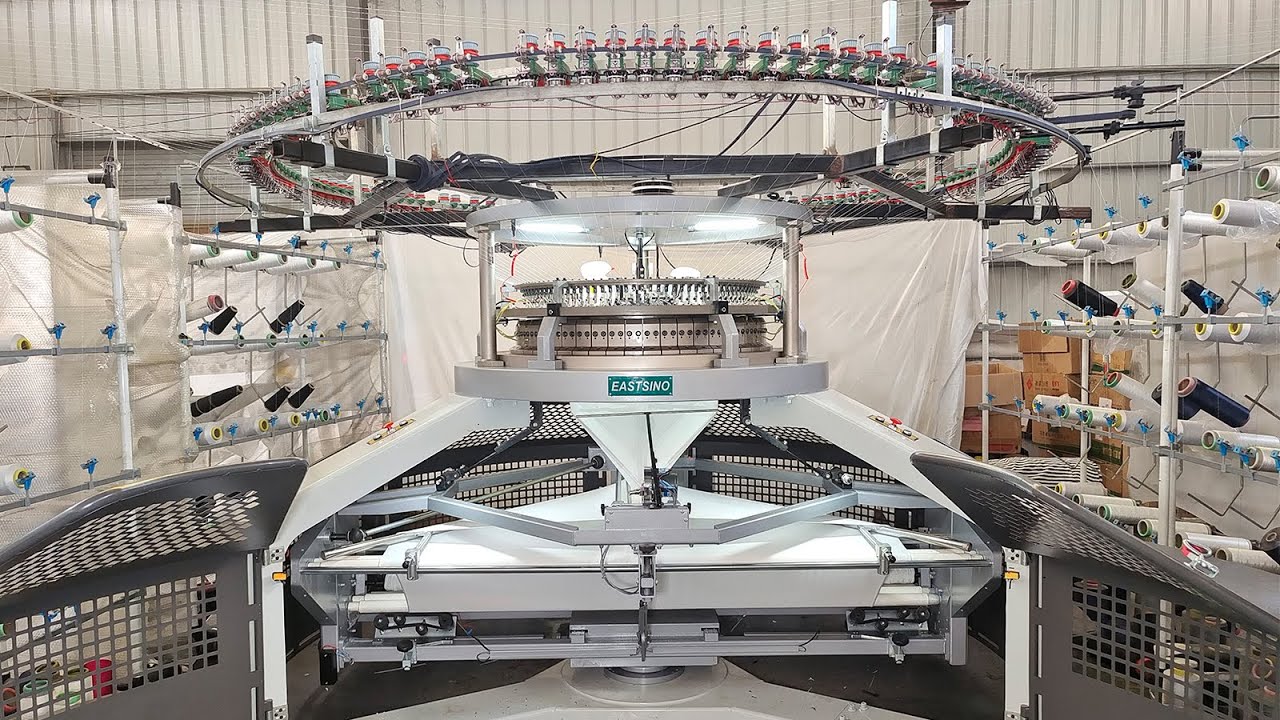 34” single jersey open width circular knitting machine# ...