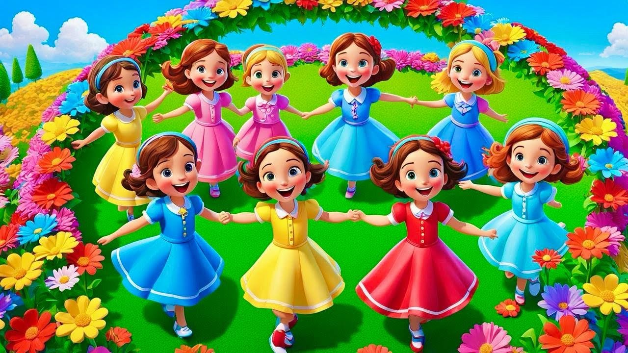Ring Around the Rosie | Nursery Rhymes | Kids Songs | Fun and Learning ...
