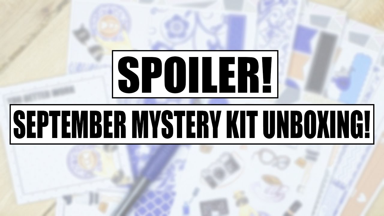 SPOILER! || September Mystery Kit Unboxing! - YouTube