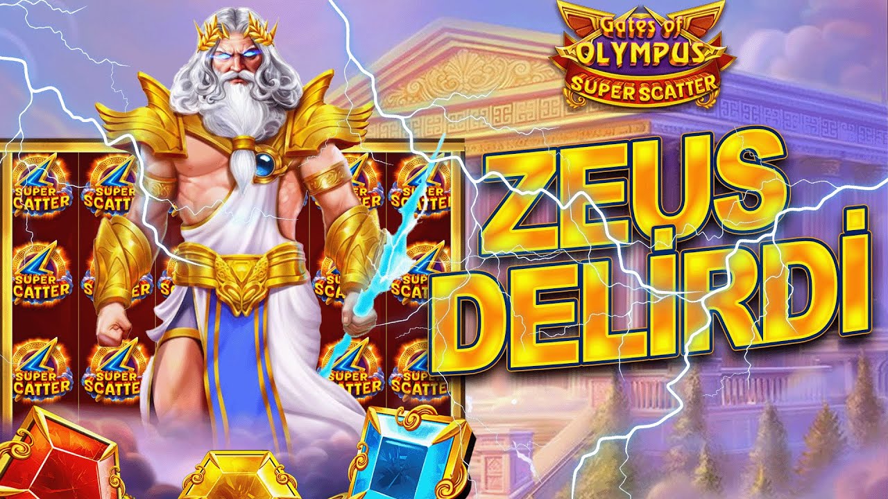 SLOT OYUNLARI🔥GATES OF OLYMPUS SUPER SCATTER⭐ZEUS DELİRDİ !!! - YouTube