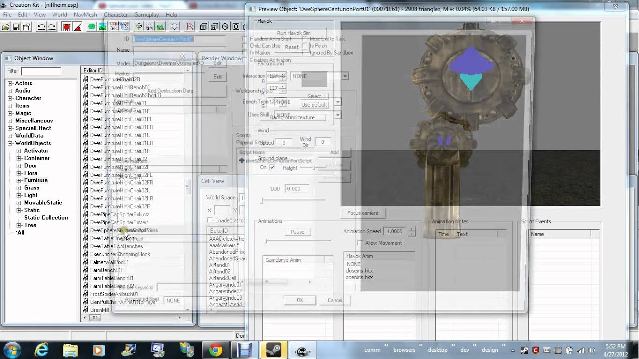 Hellcat5's Guide to Bethesda Creation Kit - object window: world ...