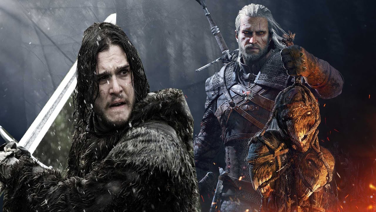Jon Snow The Witcher Of The Thrones Verse - YouTube