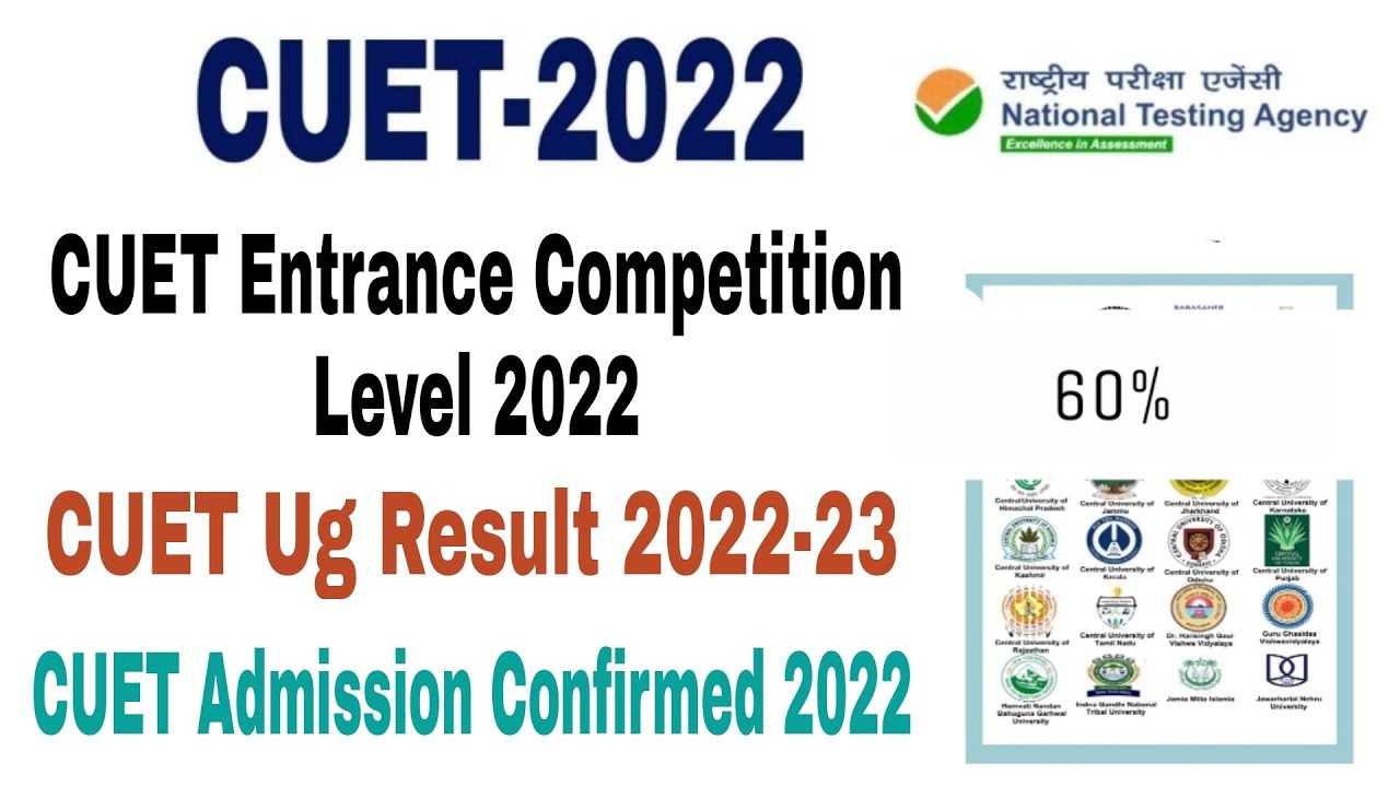 CUET Cut off 2022 | cuet result 2022 phase 1 and 2 | cuet result date ...