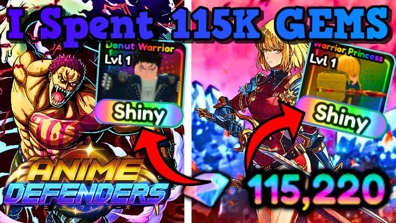 💎 I Used 115K Gems On The *NEW LIMITED* Banner 💎 | Anime Defenders 👑 ...