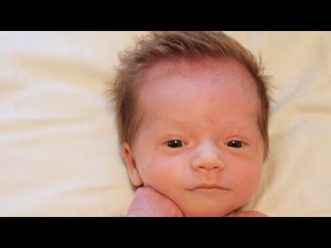 Trying To Do Our Baby Girls Hair... | 3 WEEK OLD NEWBORN - YouTube