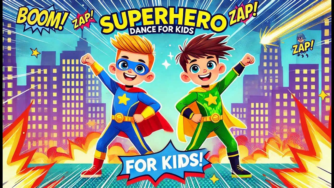 Superhero Dance for Kids! 🦸‍♂️ Fun Action Song | Preschool Music ...
