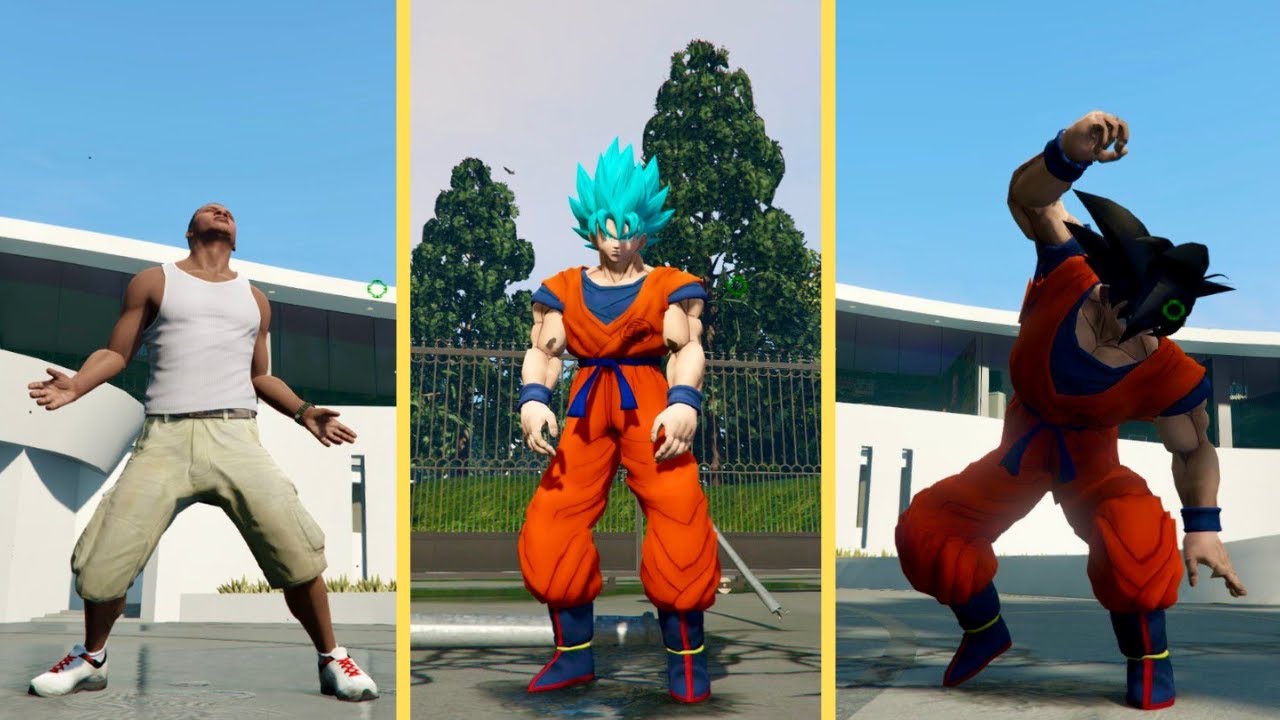 Level 1 GOKU to Level 1,000,000 GOKU in GTA 5 - YouTube