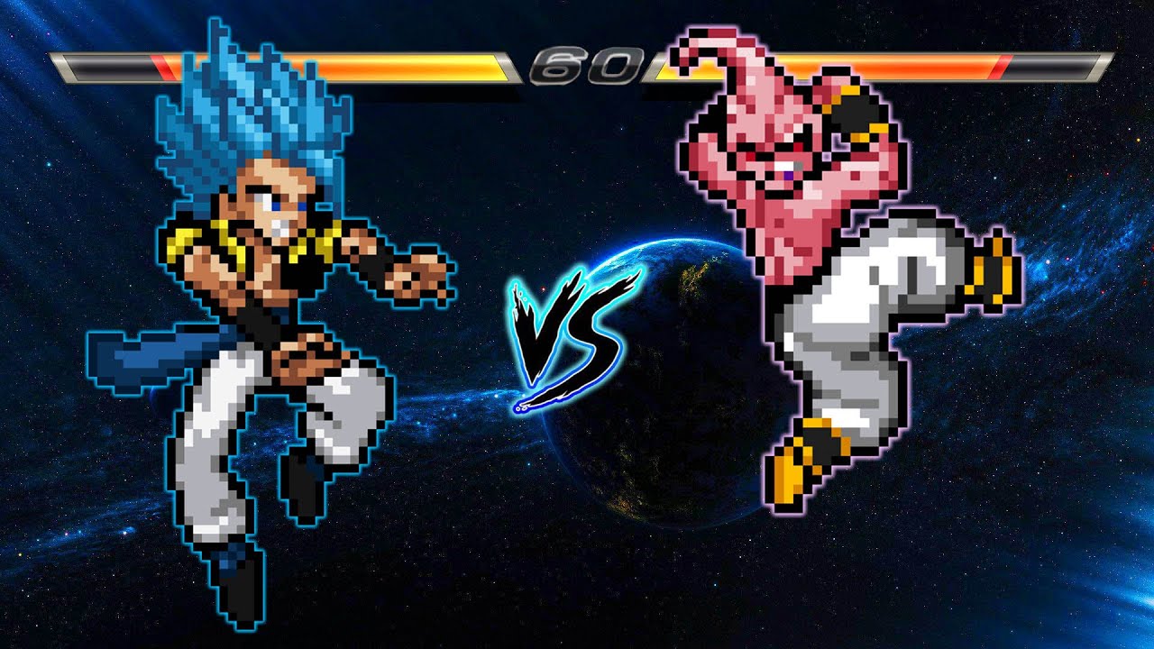 😈GOGETA DBS SSB V6 JUS VS KID BUU JUS V2 IN JUMP FORCE MUGEN - YouTube