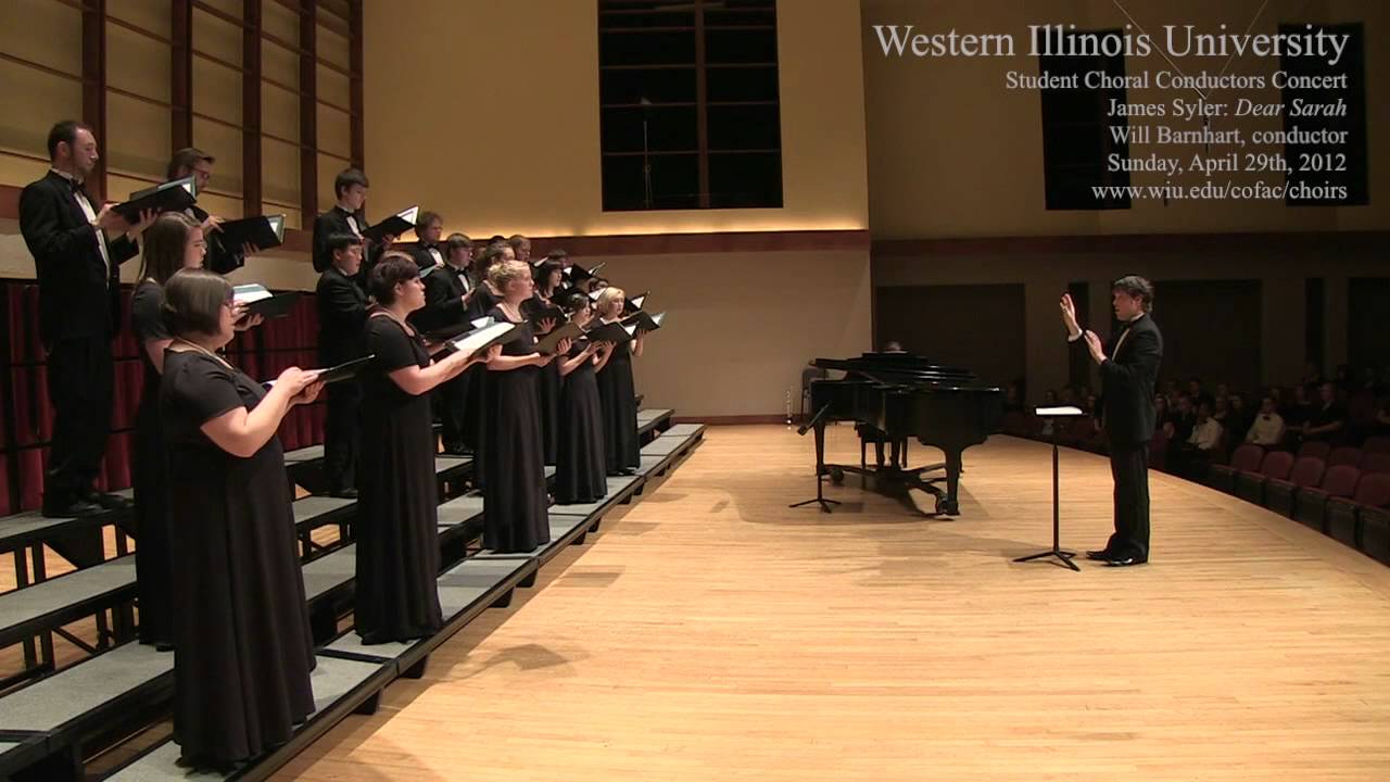 WIU Student Conductors Concert - Syler: Dear Sarah - YouTube