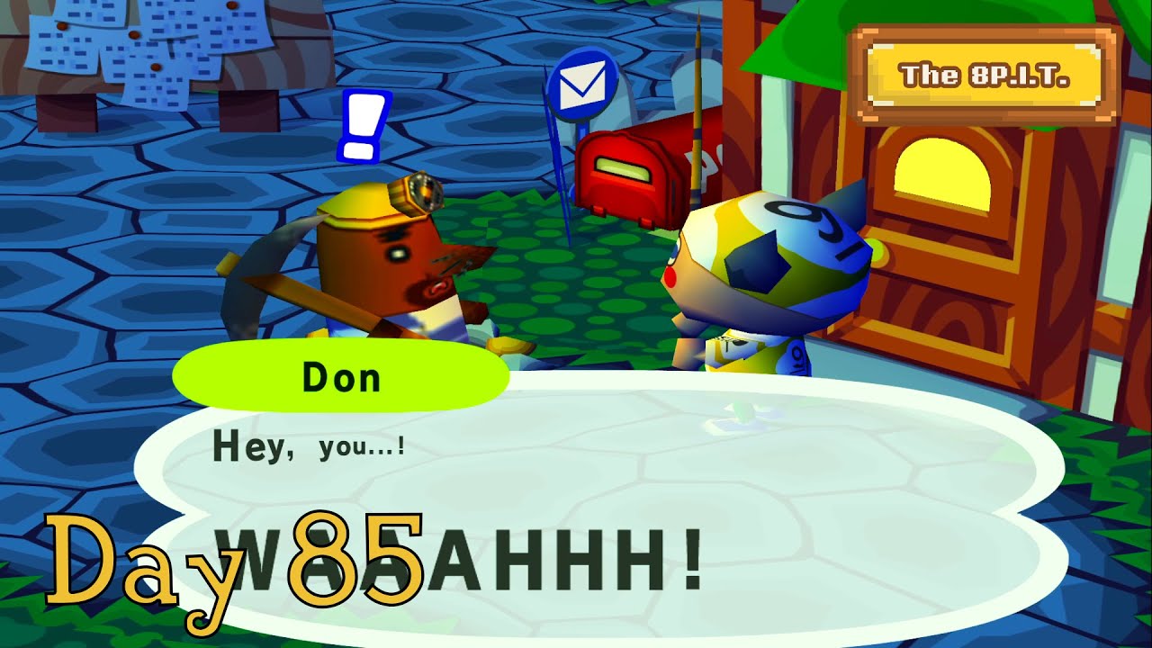 365 Days in Animal Crossing : Day 85 - Meeting Don Resetti Due to ...